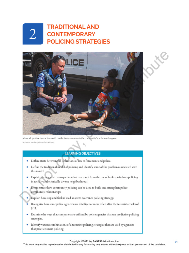 Do Not Copy, Post, or Distribute: Traditional and Contemporary Policing ...