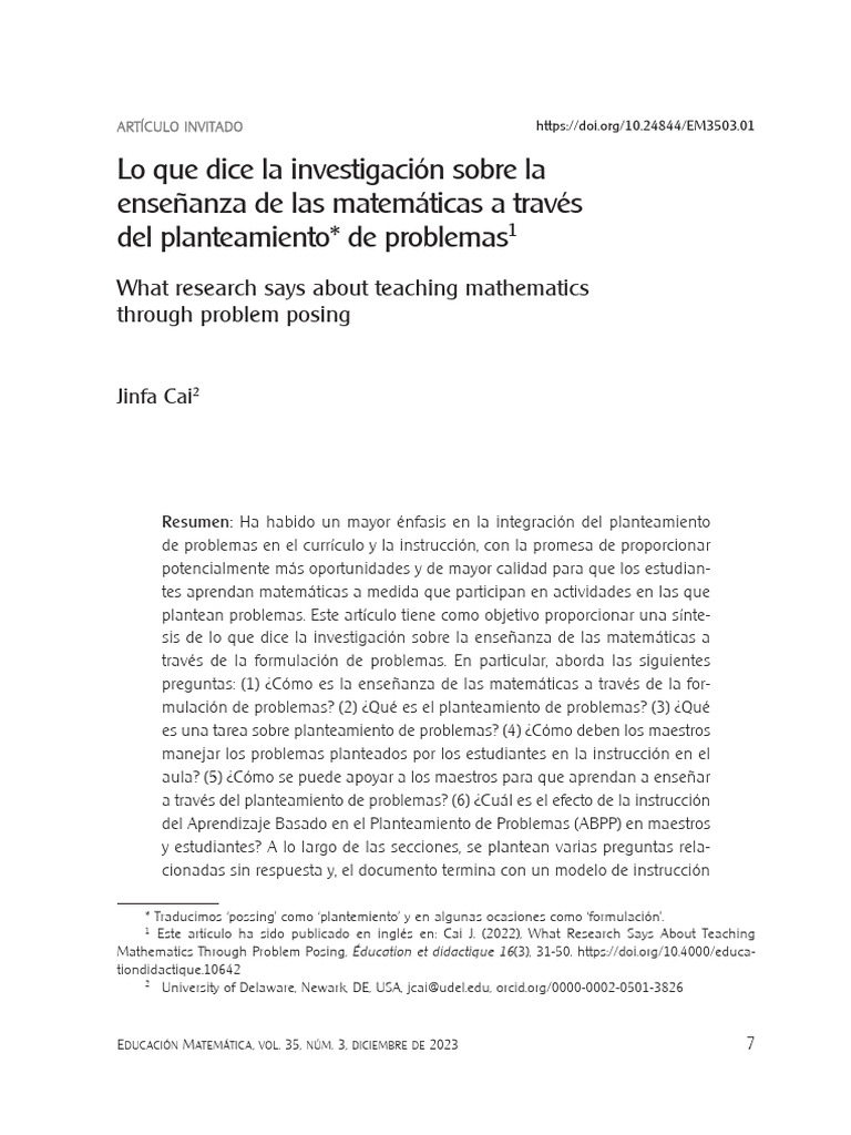 A4. Resolución de Problemas | PDF | Enseñando | Aprendizaje
