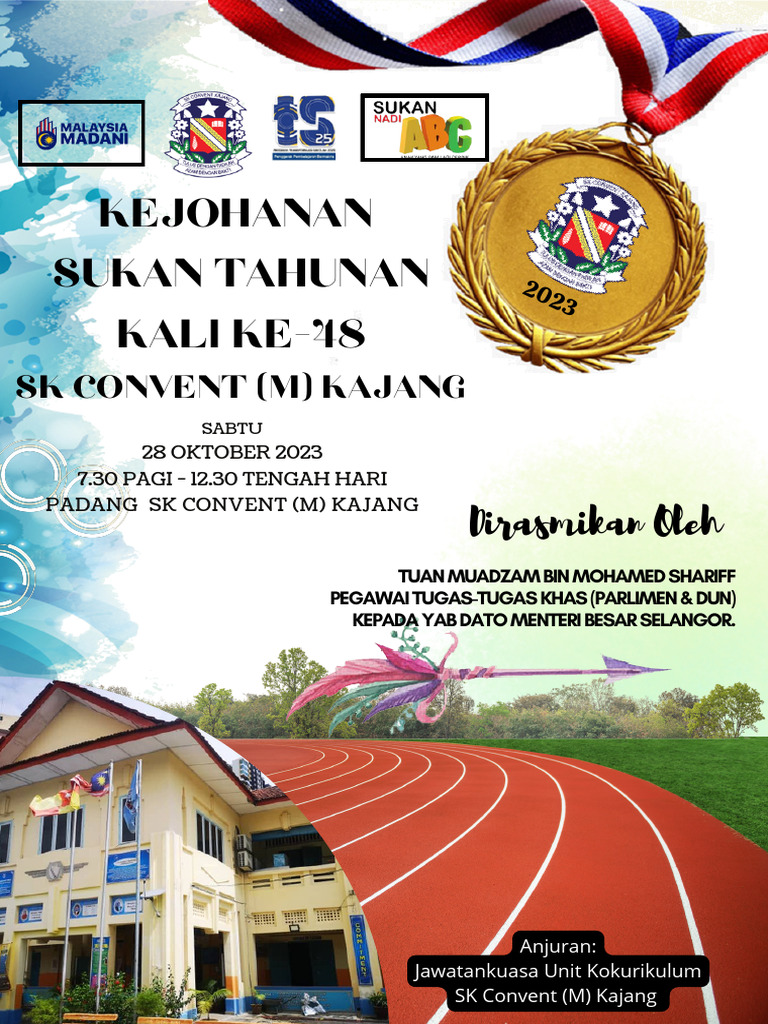 Buku Program Kejohanan Sukan 2023 | PDF