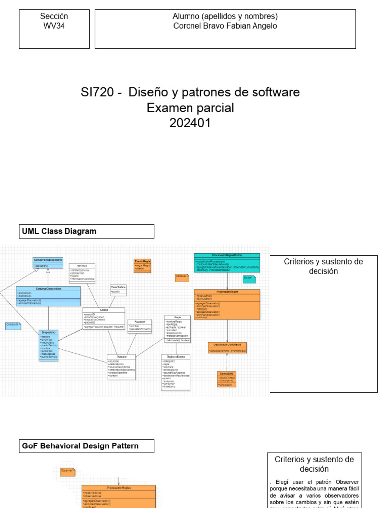 Upc Pre 202401 SI720 Examen Parcial Codigo - Apellidos - Nombre | PDF | Informática | Ingeniería ...
