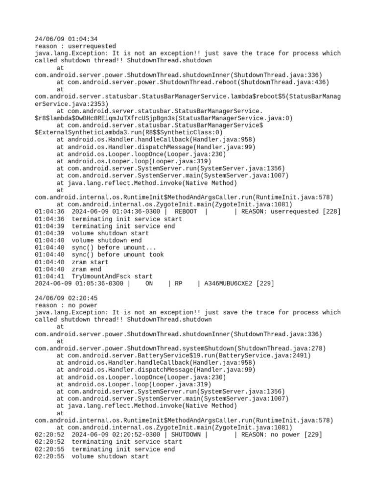 Power Off Reset Reason Backup Pdf Java Programming Language Java Specification Requests 2238