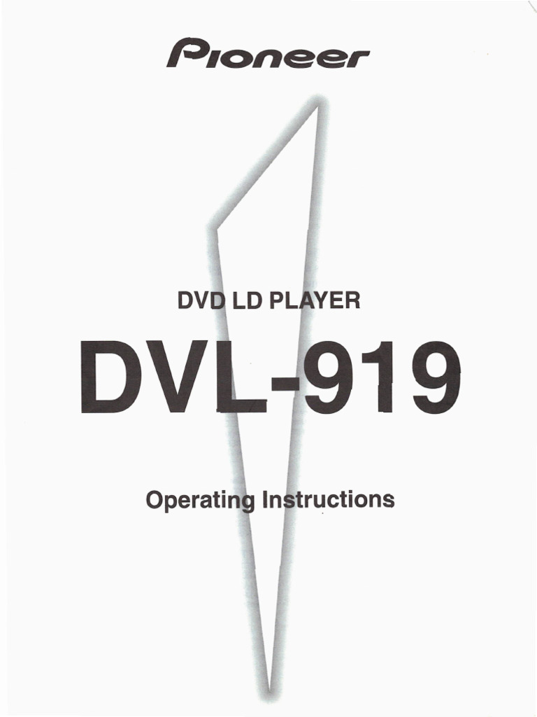 DVL 919 EN - Scan | PDF