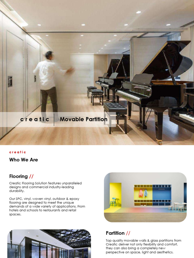 Creatic Project Reference - Movable Partitions 202307 - C | PDF ...