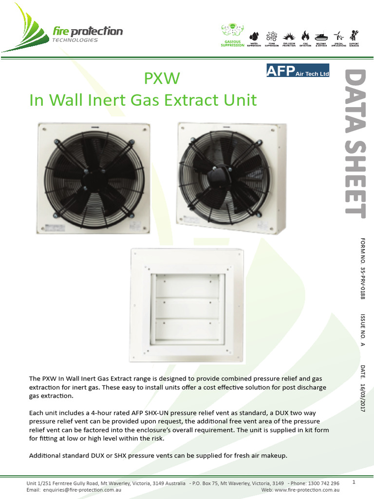 Inert Gas Extract Units Guide | PDF