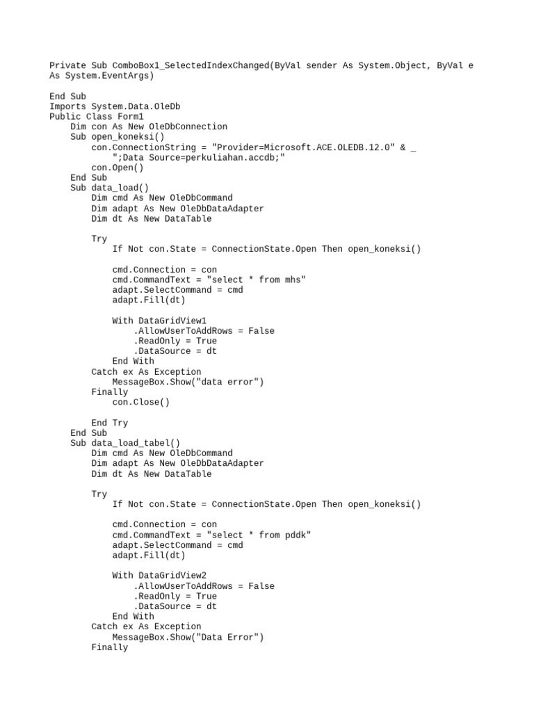Koding | PDF | Sql | Software Engineering