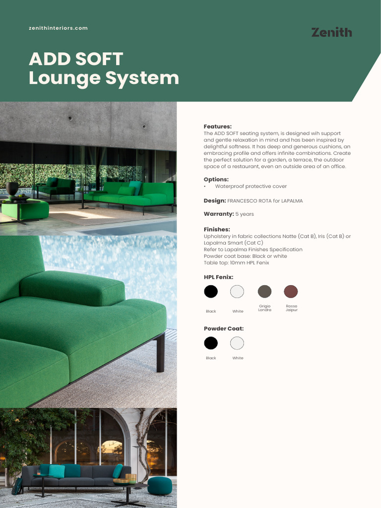 Modular Outdoor Seating System | PDF
