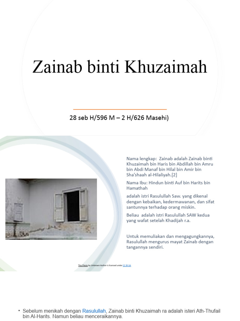 Zainab Binti Khuzaimah | PDF