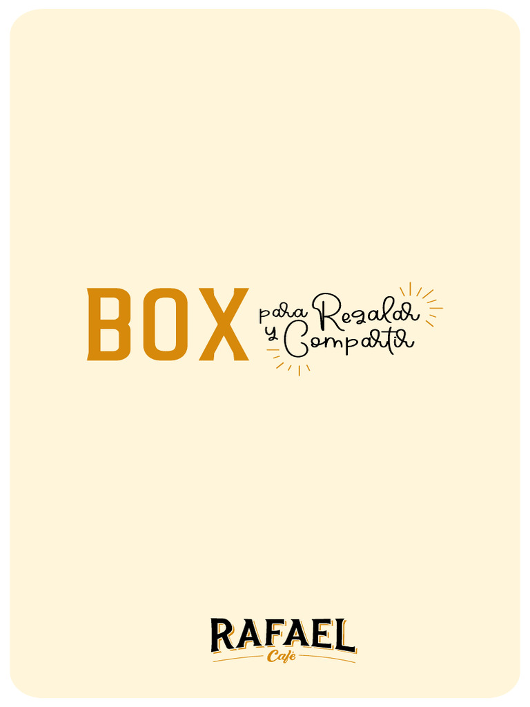Box Rafael | PDF | Cocina, comidas y vino