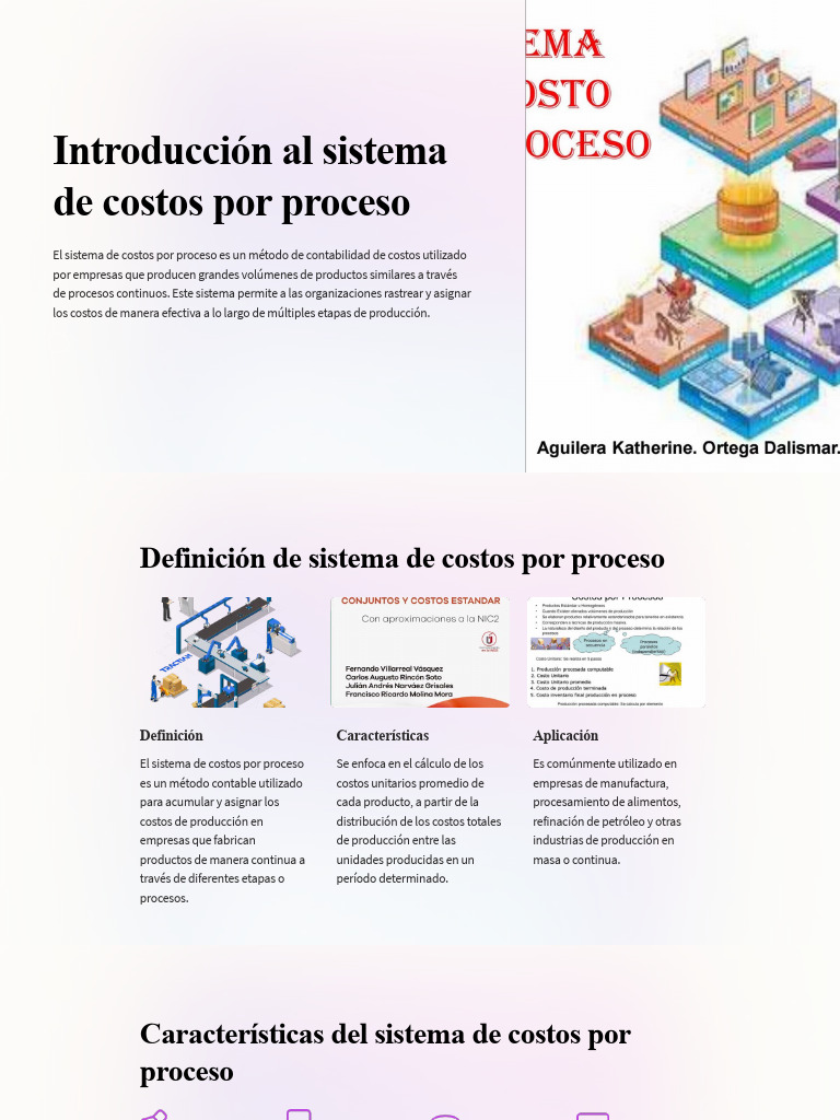 Sistema de Costos Por Proceso | PDF | Business | Contabilidad
