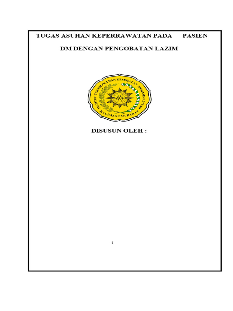 TUGAS GERONTIK DM Amri Jak | PDF | Pengembangan Diri