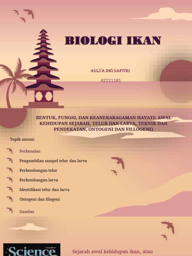 Aulya Dwi Safitri - Terjemah Biologi Perikanan | PDF