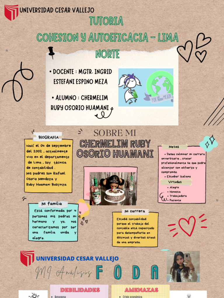 Análisis FODA y Metas de Ruby Osorio | PDF
