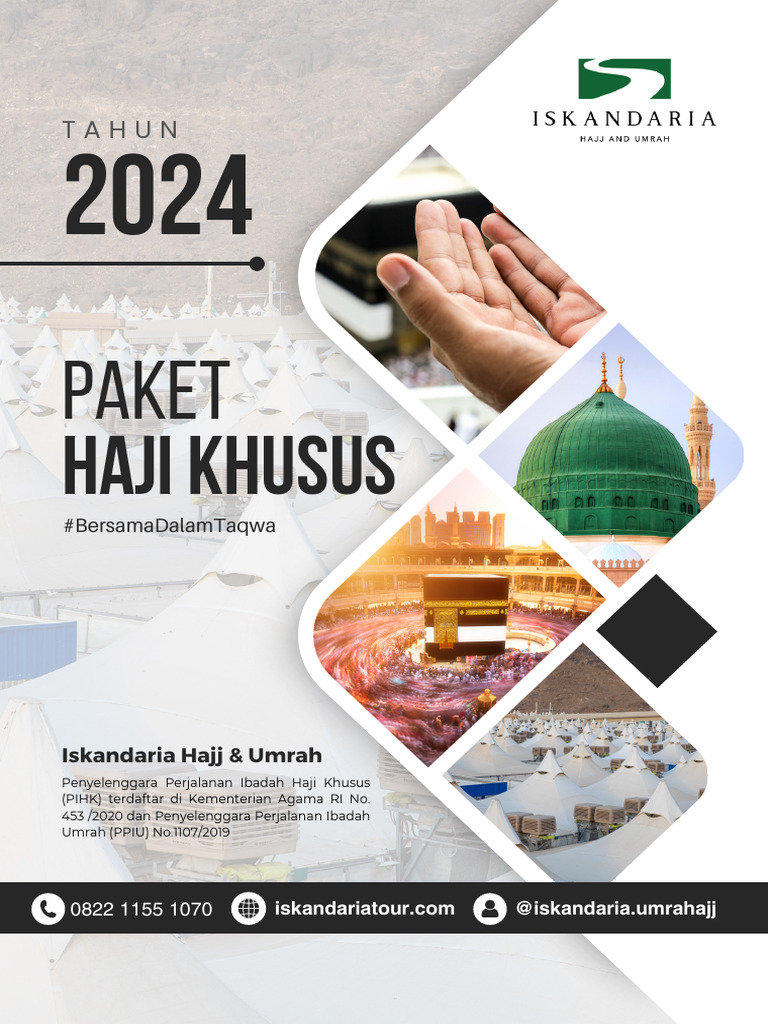 ISKANDARIA-Paket Haji Khusus 2024 | PDF