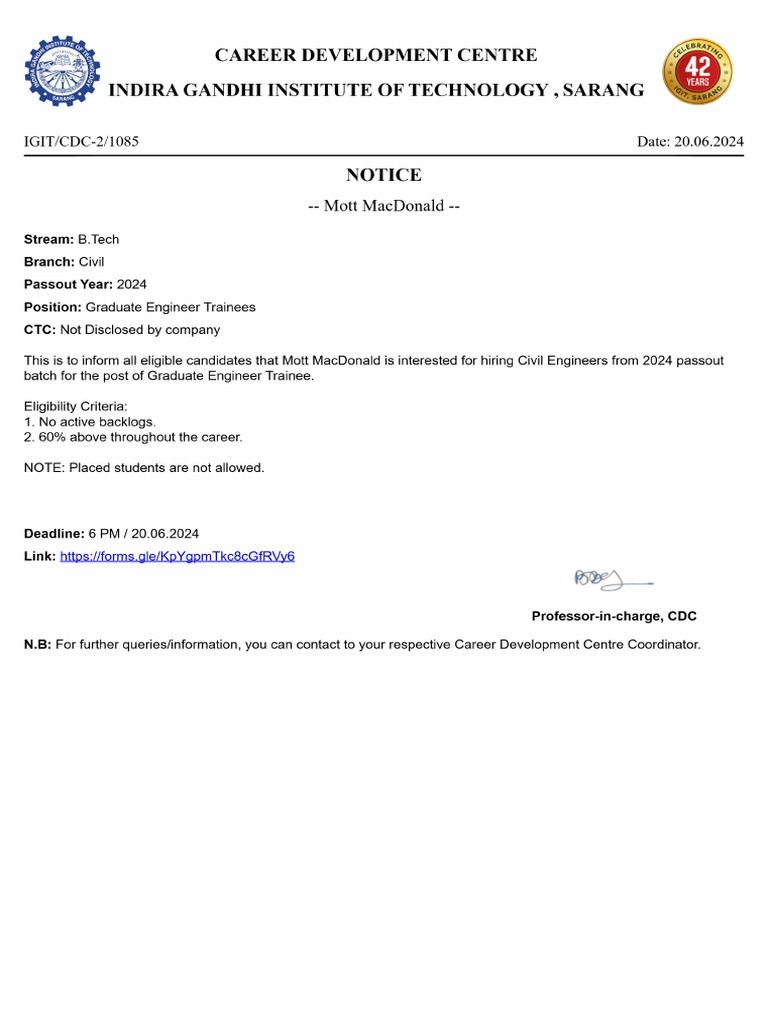 Mott MacDonald (FY-2024) | PDF