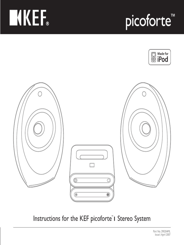 KEF Picoforte1 - Manual-En | PDF | I Pod | Information And Communications Technology