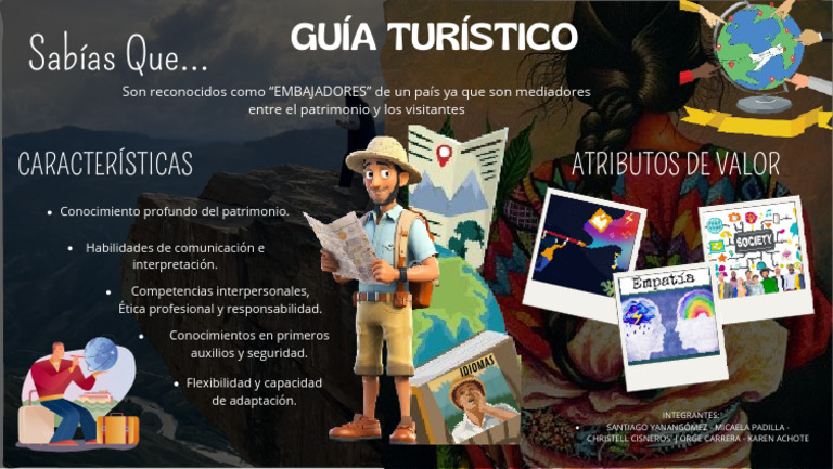 Infografía de Un Guía de Turismo | PDF