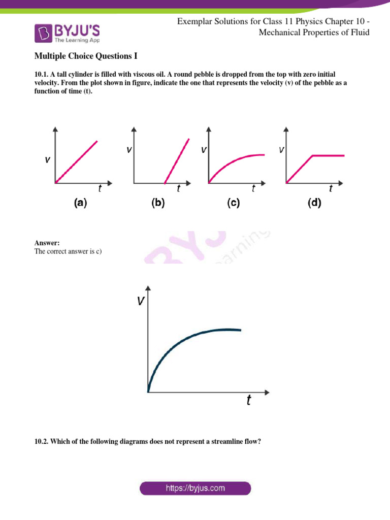 Ncert Exemplar Solt For Class 11 Physics CH 10 | PDF | Pressure | Force