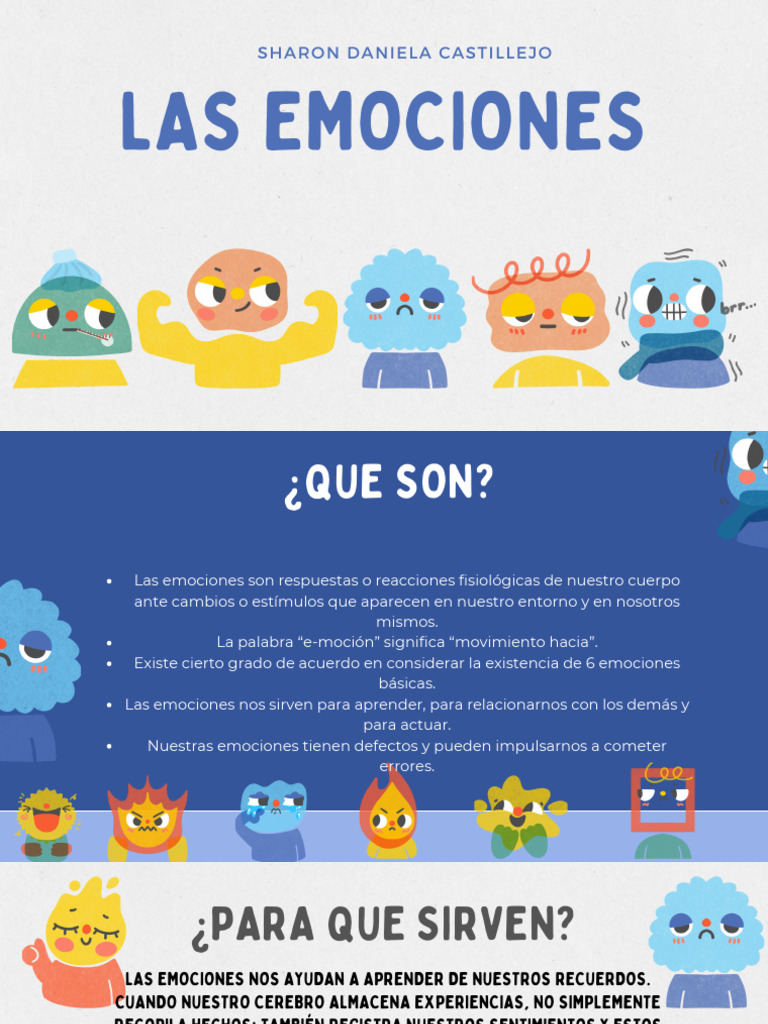 Emociones | PDF | Las emociones | Aprendizaje