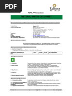 Material Safety Data Sheet: Repol PP | PDF | Combustion | Toxicity