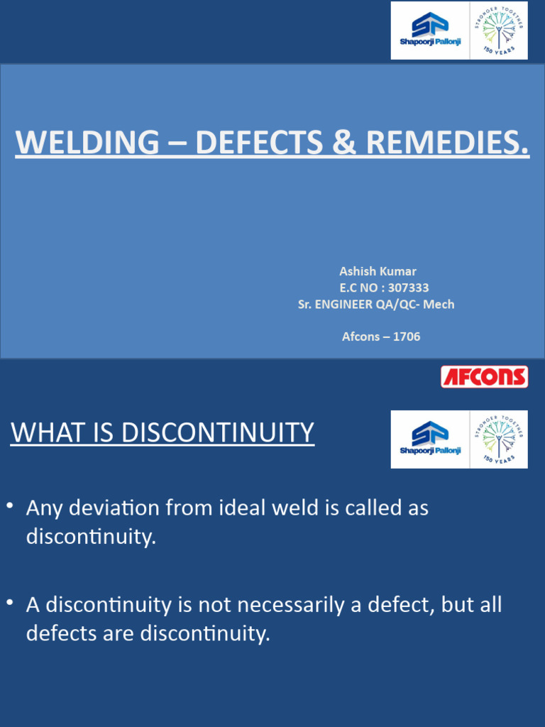 Welding - Defects and Remedies | PDF | Welding | Construction
