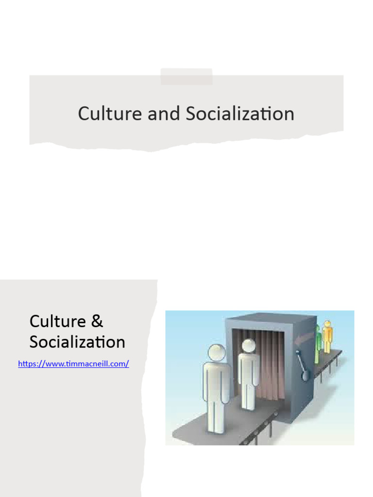 Culture and Socialization | PDF | Socialization | Genetics