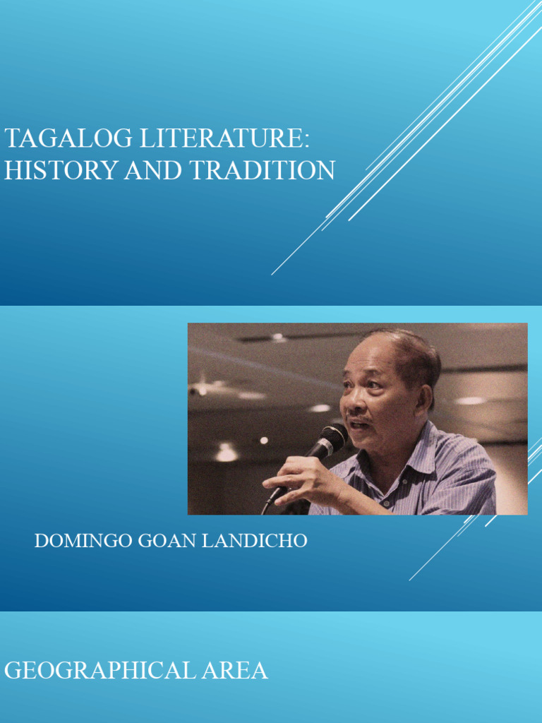 Tagalog Literature: History & Impact | PDF | Tagalog Language | Metro ...