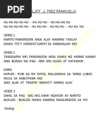 Isang Pasasalamat Lyrics Pdf