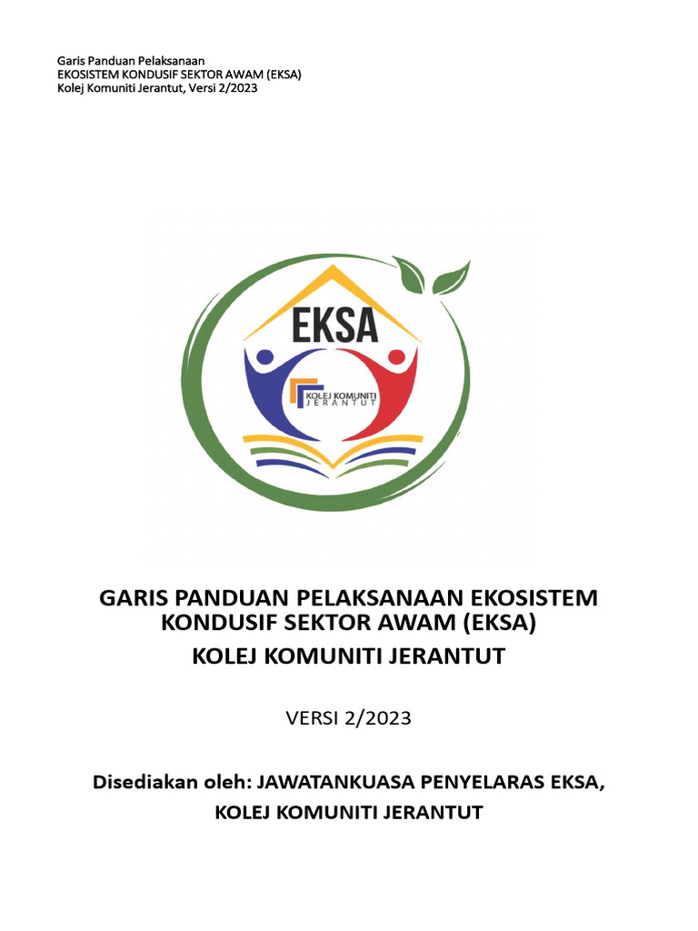 Buku Garis Panduan Eksa 2023 | PDF