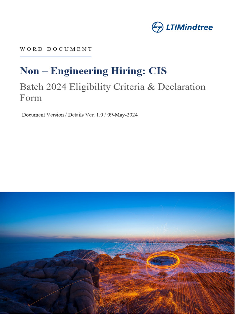 Eligibility Declaration Form - CIS | PDF | Diploma | Academic Degree