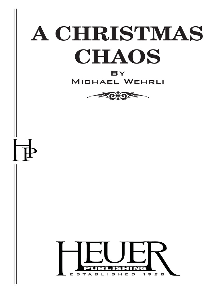 A Christams Chaos - Script | PDF | Ebenezer Scrooge A Christams Chaos - Script | PDF | Ebenezer Scrooge