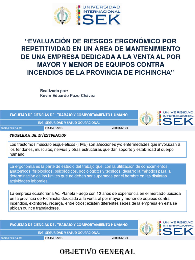 Kevin Eduardo Pozo Chávez | PDF | Factores humanos y ergonomía ...