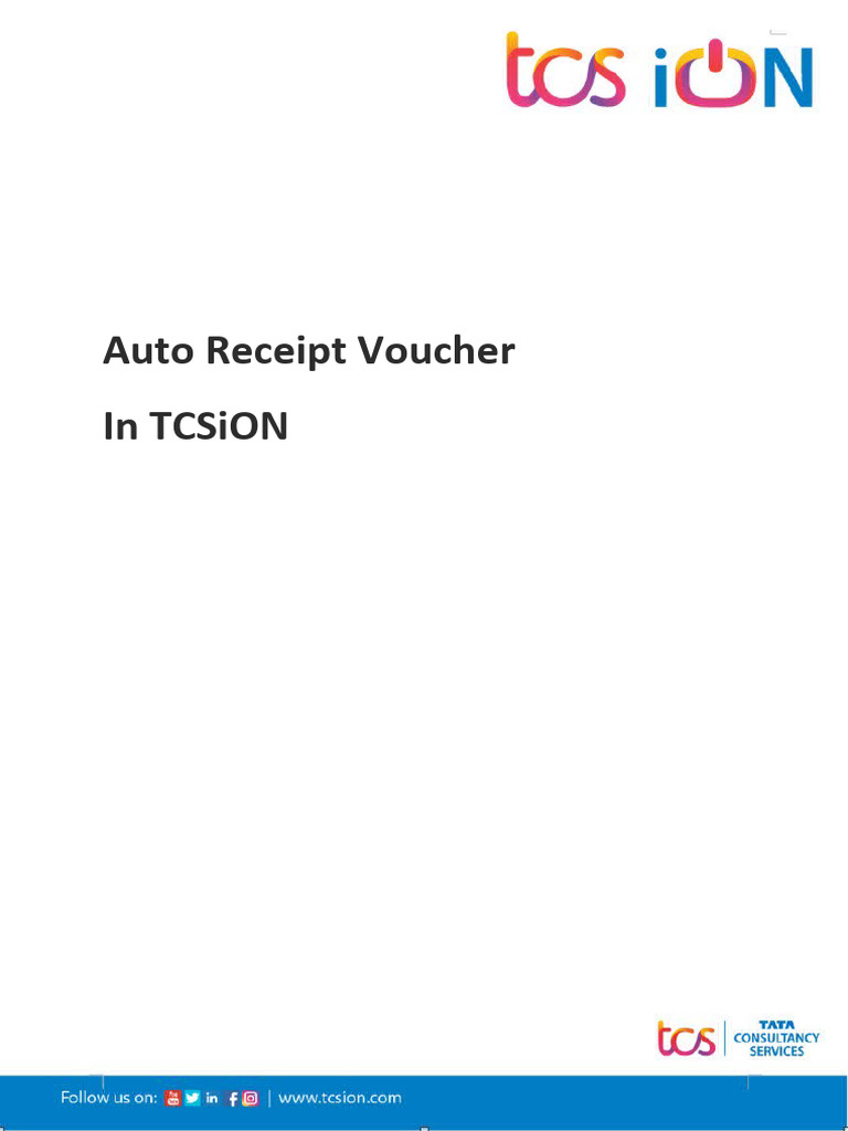 Accounts Auto Receipt Voucher | PDF | Receipt | Voucher