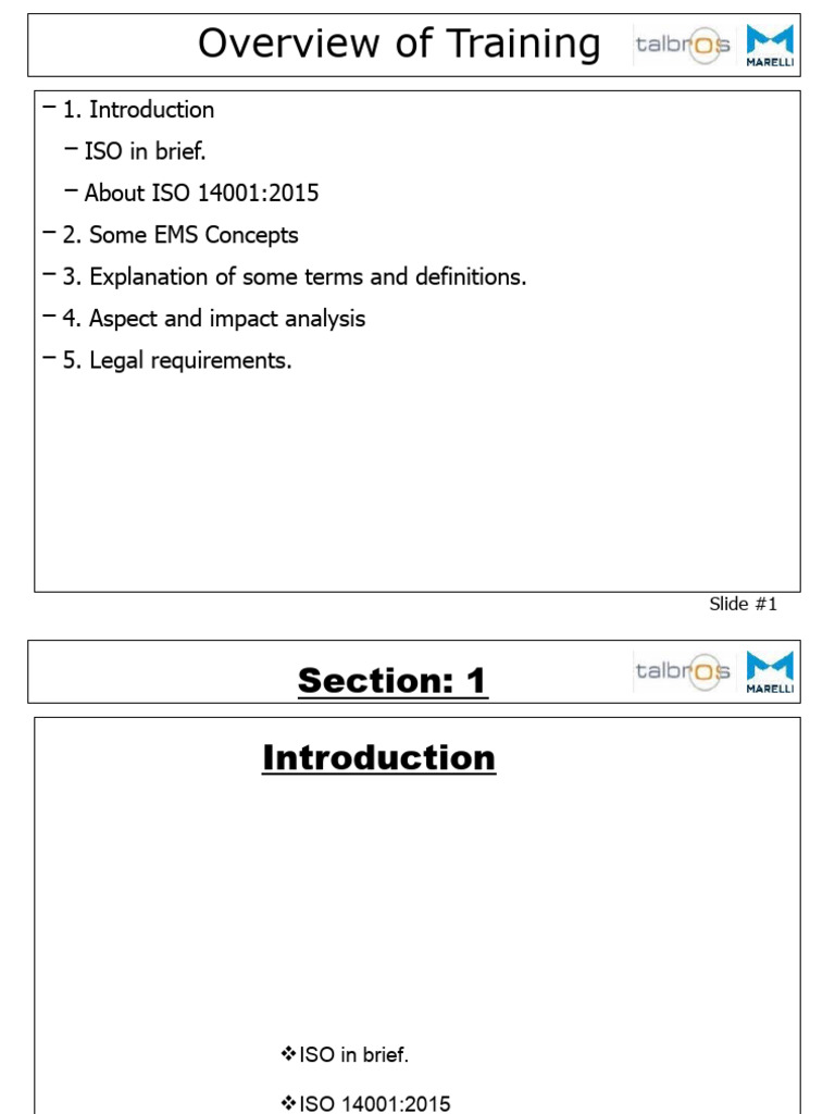 Awareness ISO 14001 | PDF | Waste | Waste Management