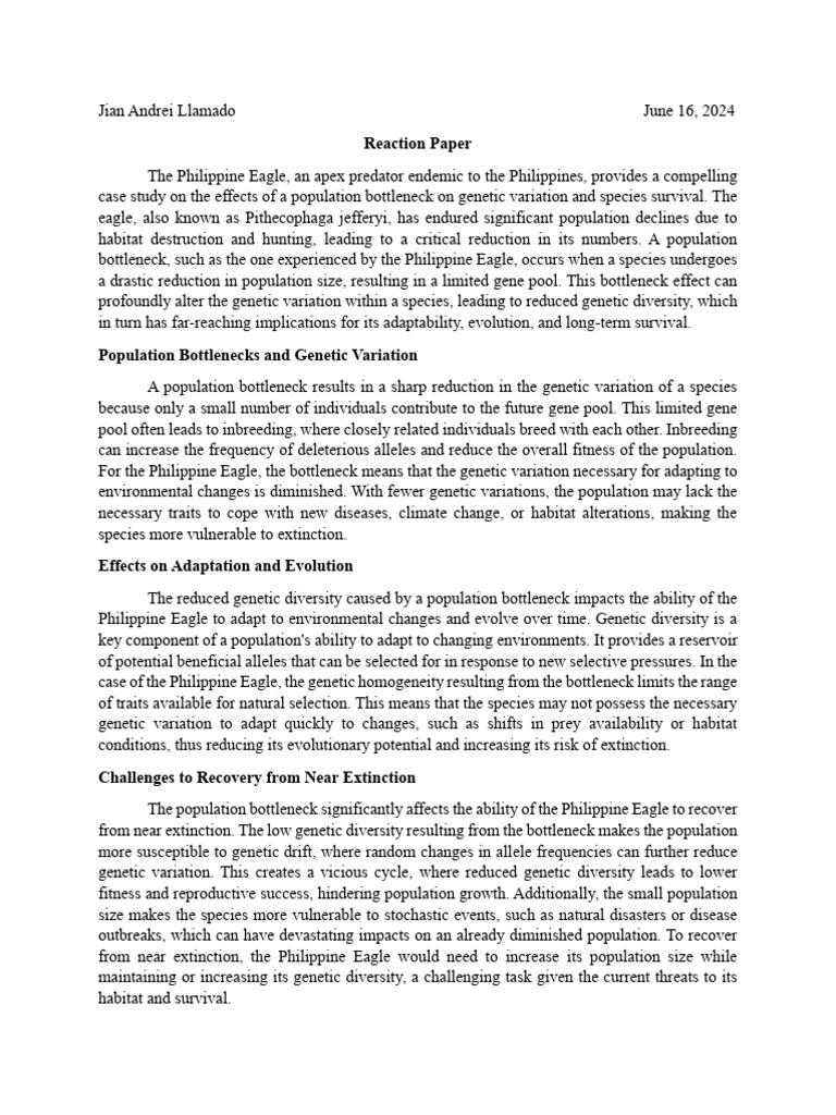 Protecting and Conserving Endangered Species | PDF | Genetic Diversity ...