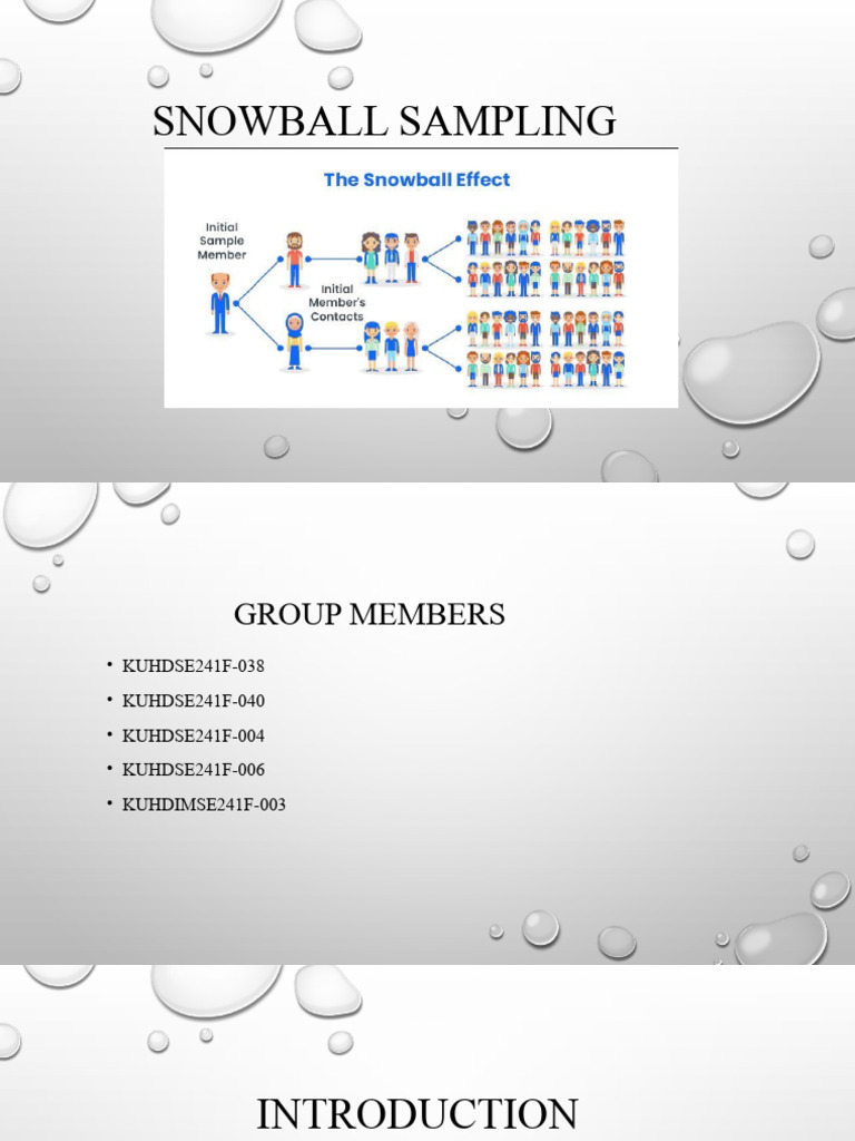 Snowball Sampling | PDF | Sampling (Statistics)