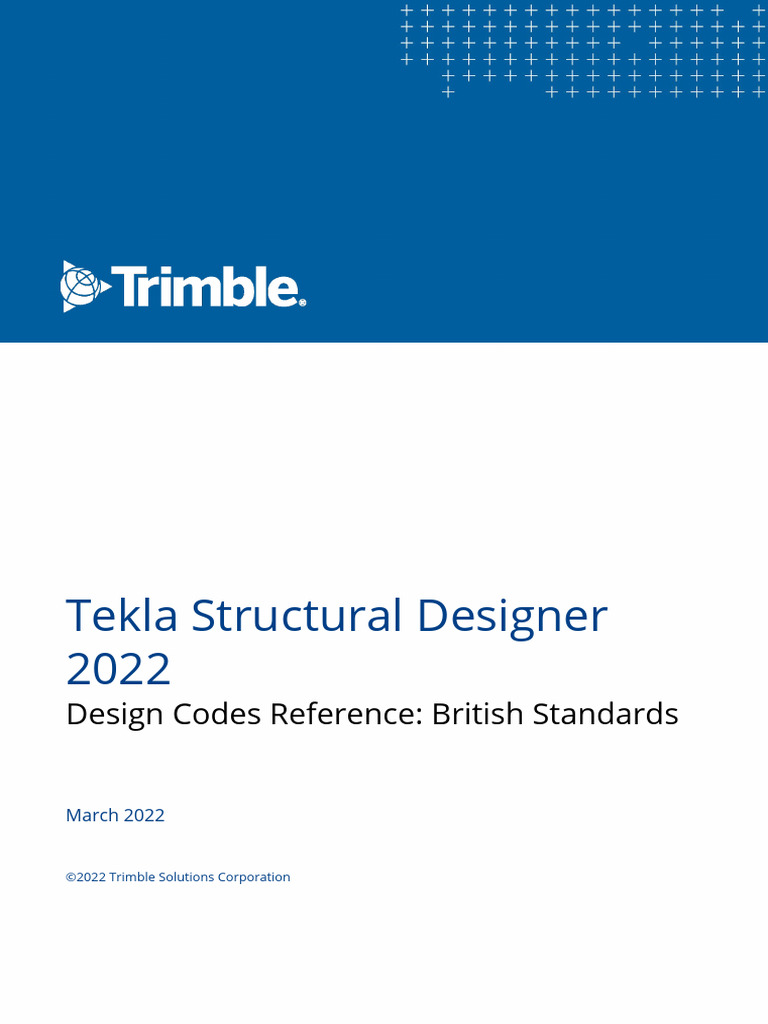 Tekla Structural Designer 2022 British Standards Reference | PDF | Beam (Structure) | Column