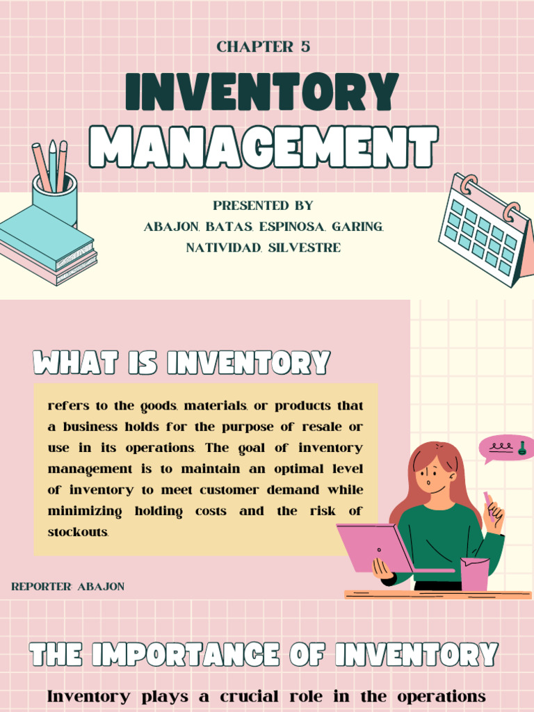 CHAP 5 INVENTORY MANAGEMENT in Supply Chain Management | PDF | Inventory | Lean Manufacturing