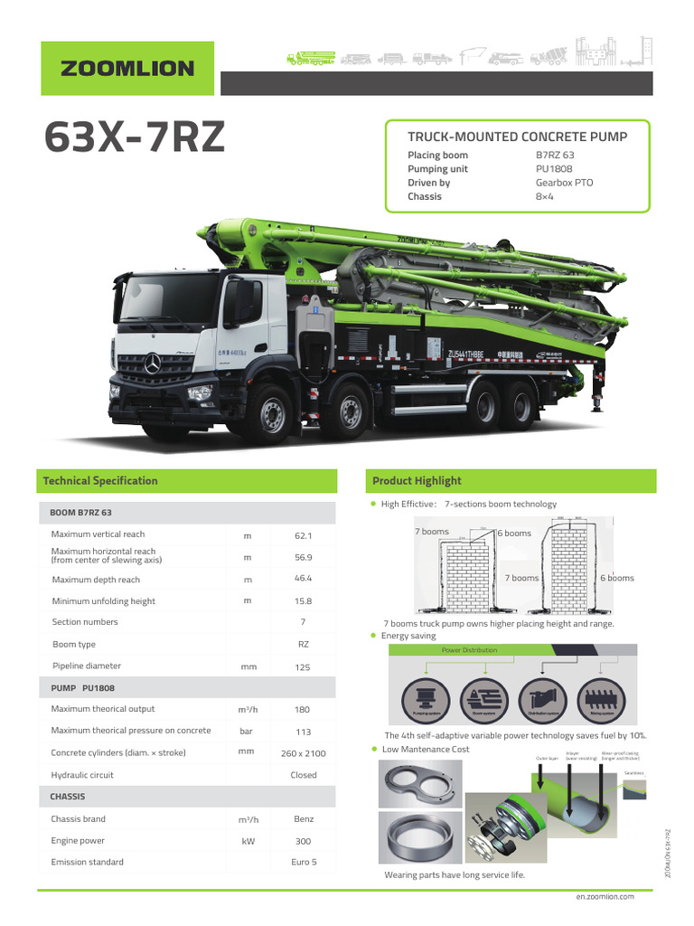 63x 7rz 4+Axle Benz（更新） | PDF | Truck | Engineering
