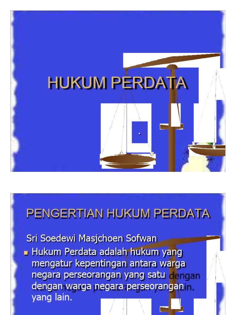 Bhineka Dan Sistematika Hk. Perdata | PDF