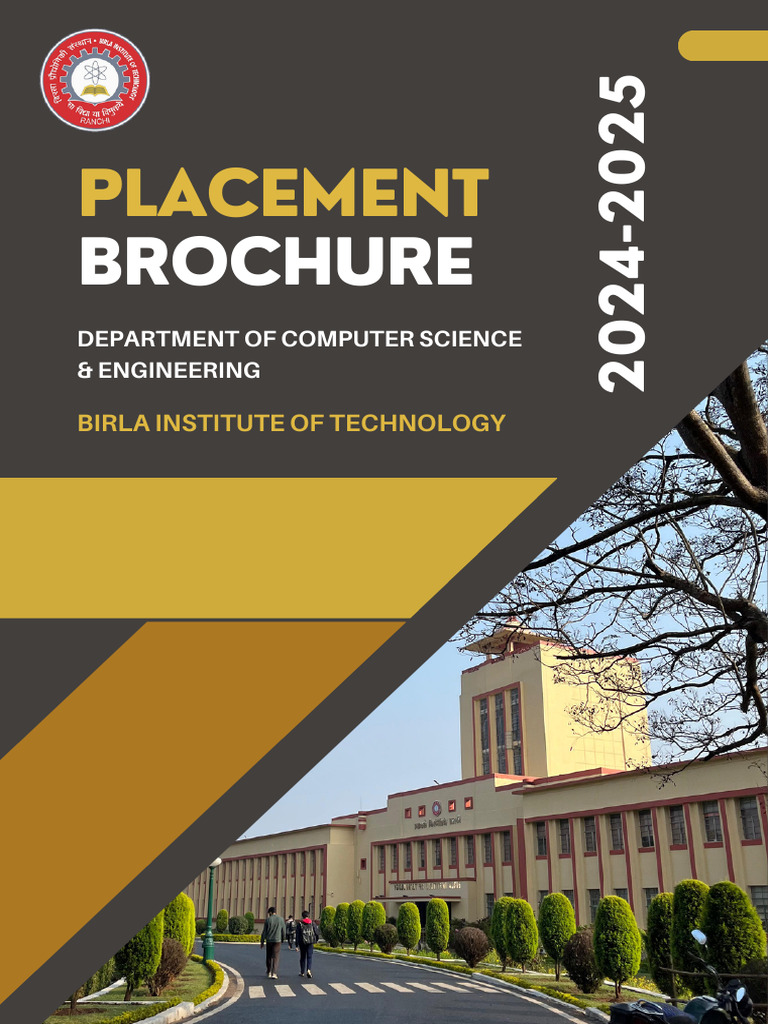 Placement Brochure CSE - 20240525 - 182145 - 0000 | PDF | Artificial ...