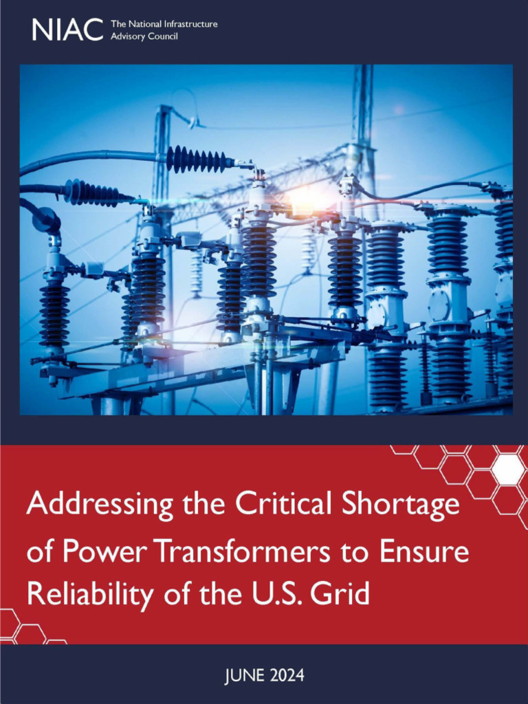 DRAFT - NIAC - Addressing The Critical Shortage of Power Transformers ...
