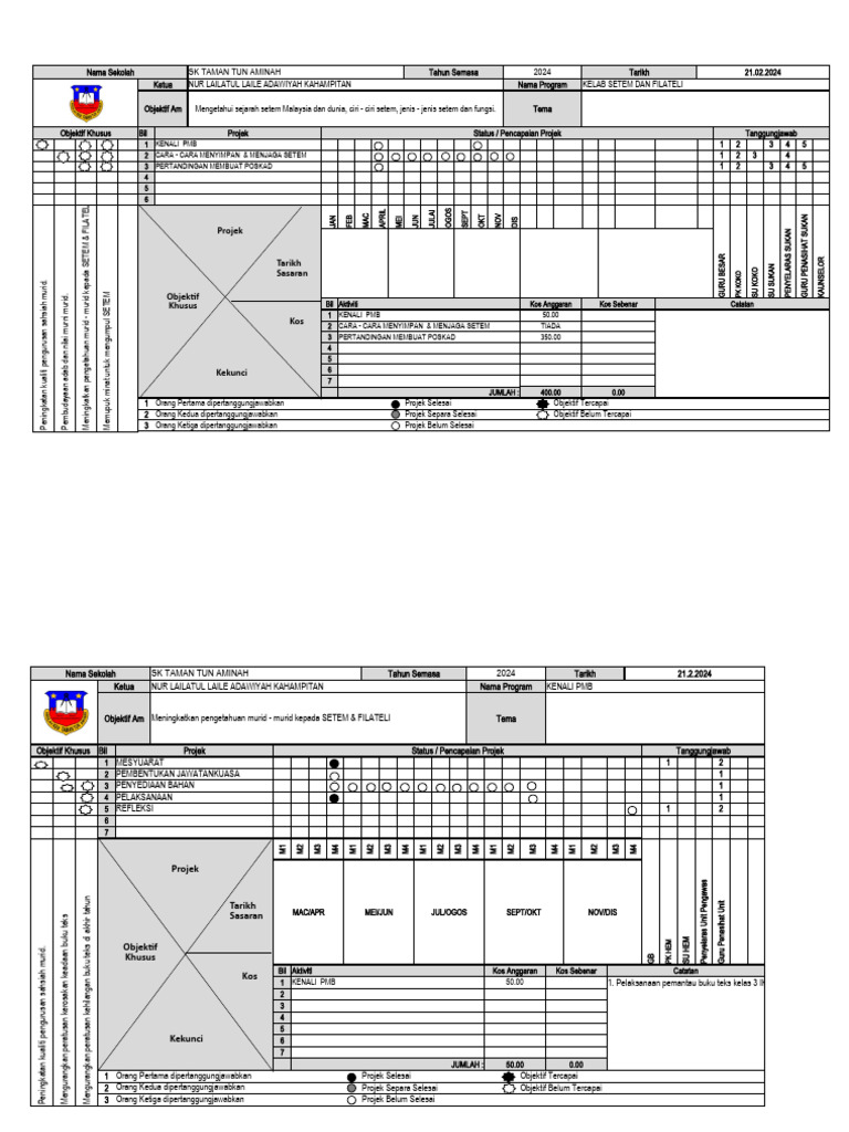 Template Oppm Taktikal Kesef | PDF