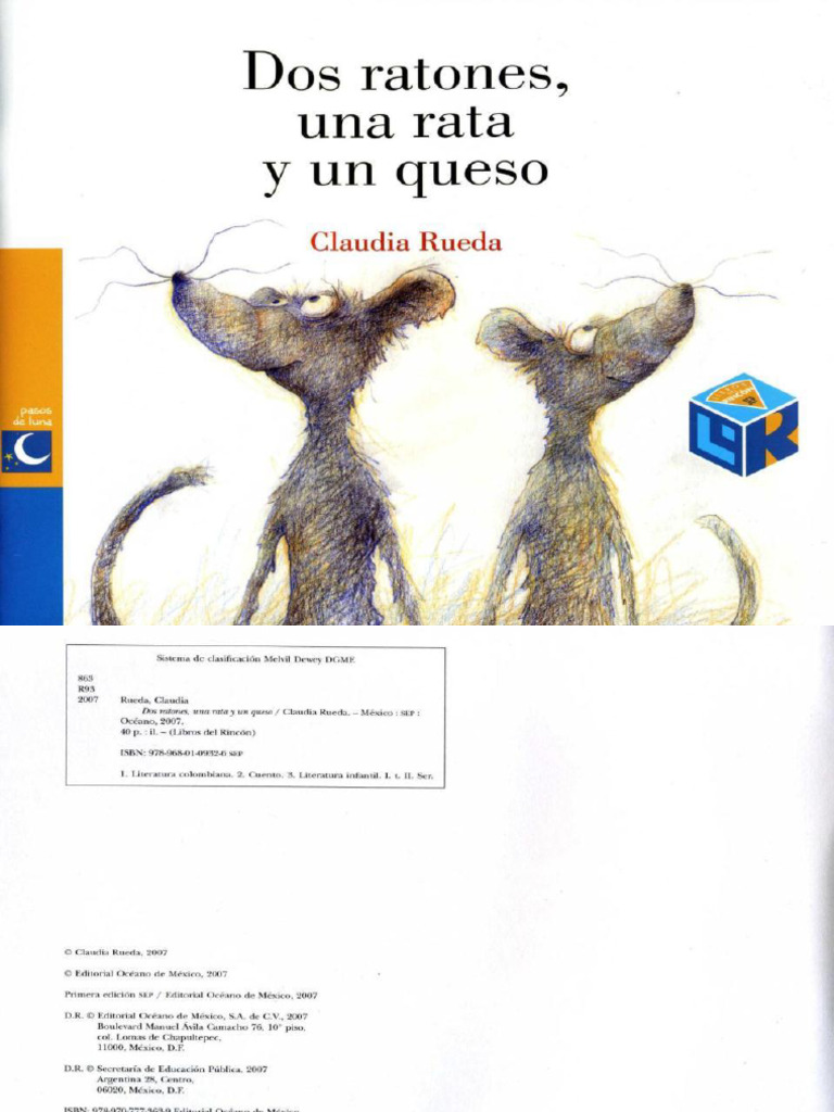 Dos Ratones, Una Rata y Un Queso-Claudia Rueda | PDF