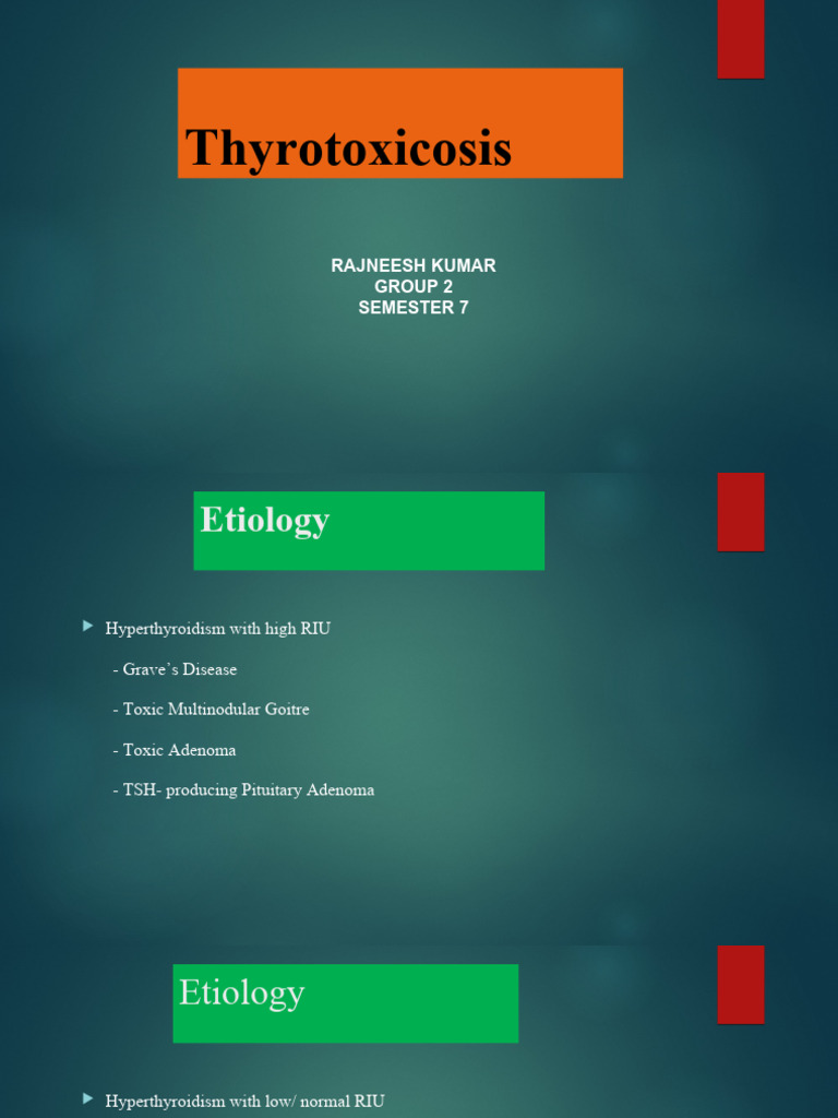 Thyrotoxicosis and Goitres | PDF | Hyperthyroidism | Thyroid