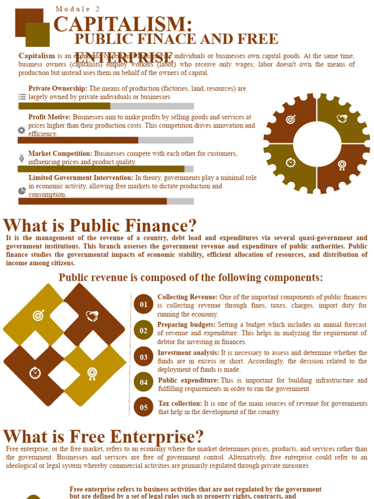Capitalism - PUBLIC FINACE AND FREE ENTERPRISE | PDF | Capitalism ...