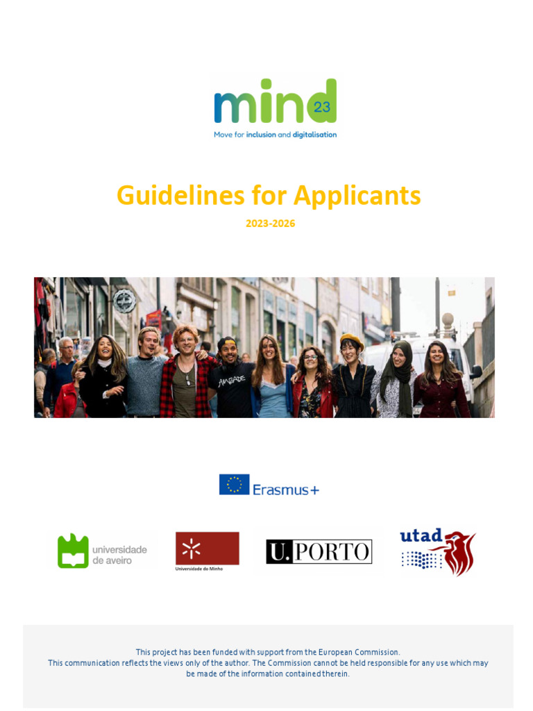 Guidelines For Applicants Mind23 | PDF | Cost Of Living | Doctorate