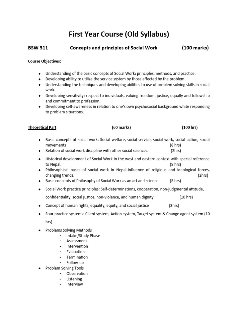 BSW First Year Old Course | PDF | Emotions | Memory