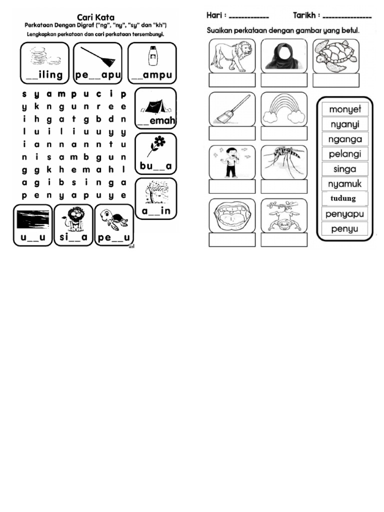 Latihan Digraf Tahun 1 | PDF | Komputer