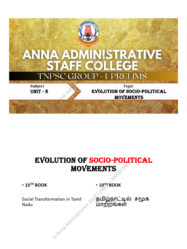 11 - Evolution of Socio-Political Movements | PDF
