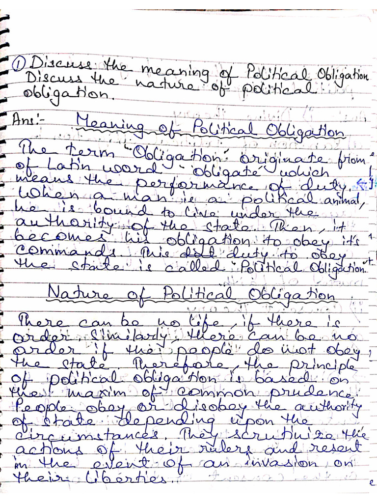 Political Science Notes | PDF